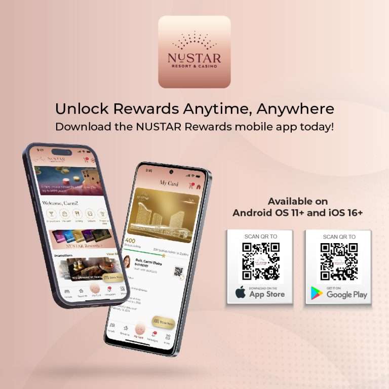 NUSTAR Rewards Mobile App - NUSTAR - Resort and Casino