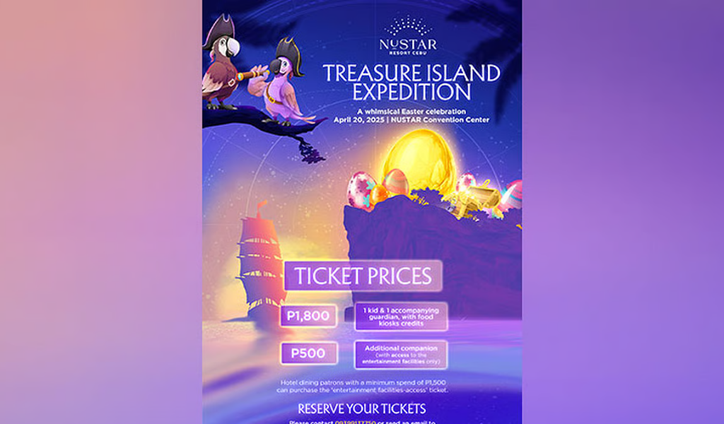 NUSTAR's Treasure Island Easter: Family activities, golden prizes ...